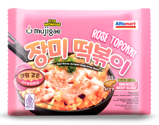 Topokki Rose 200 gram (Alfamart Exclusive) – Wonhae